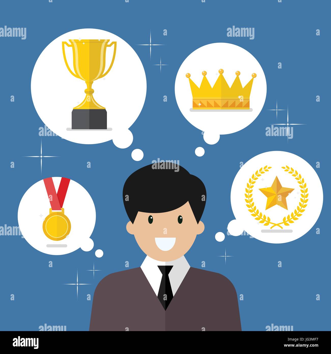 Achievements vector vectors hi-res stock photography and images - Alamy
