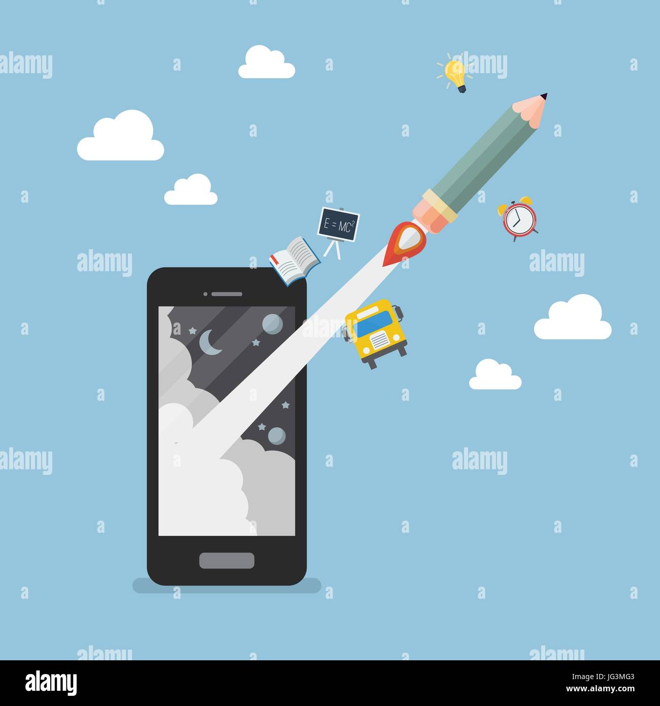 Creative learning space Stock Vector Images - Alamy