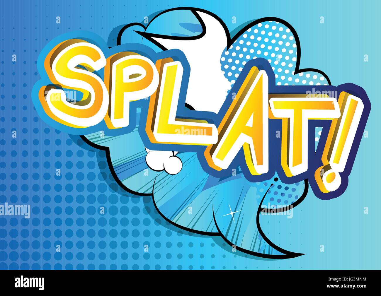 Splat bang comic hi-res stock photography and images - Alamy