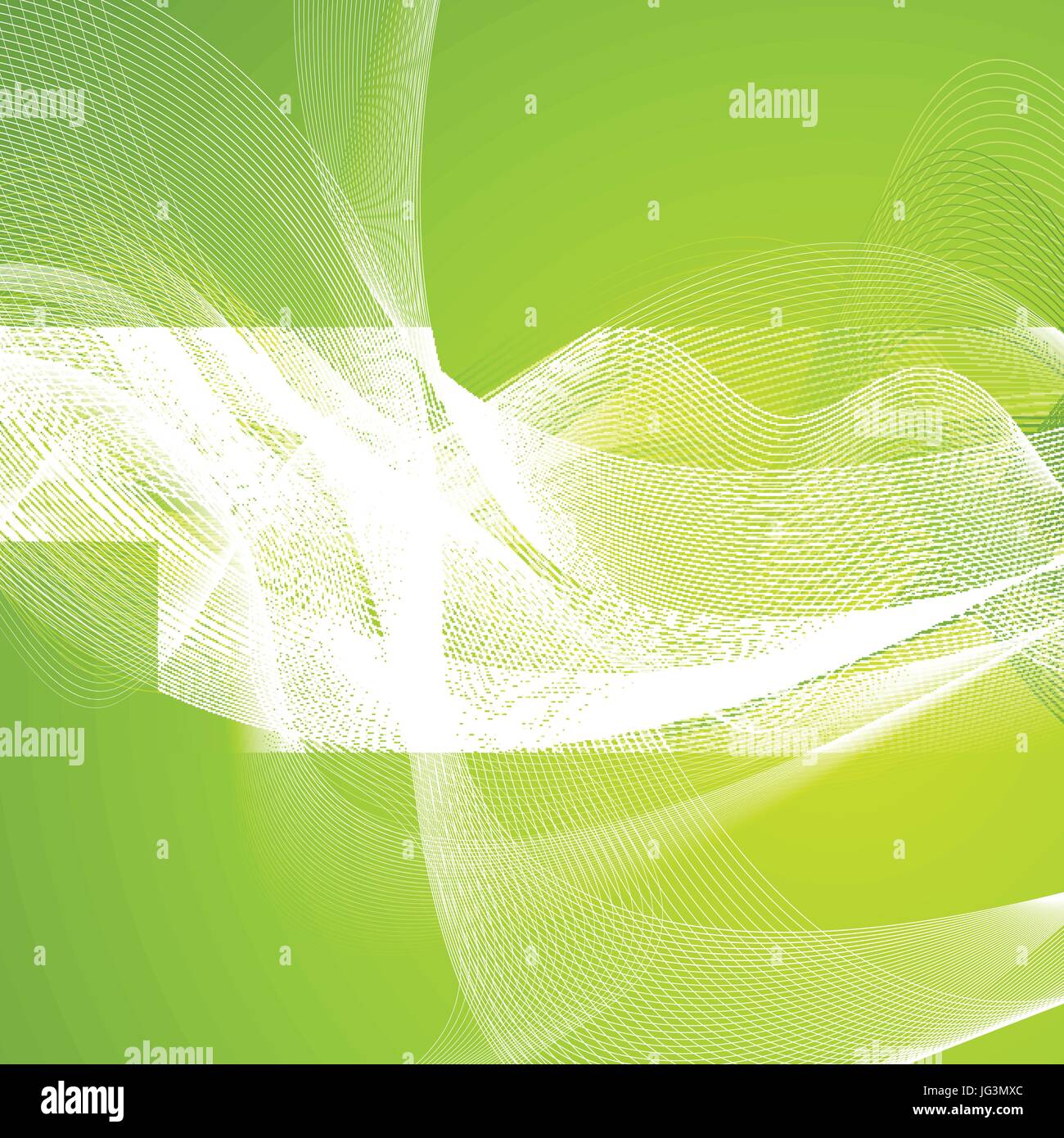 Abstract bright green wavy lines vector pattern Stock Vector Image ...