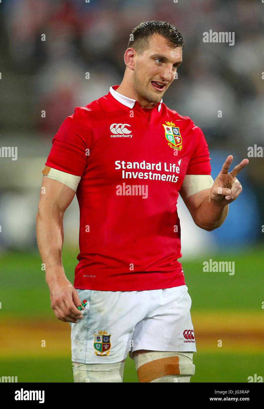 British and Irish Lions Sam Warburton during the second test of the ...