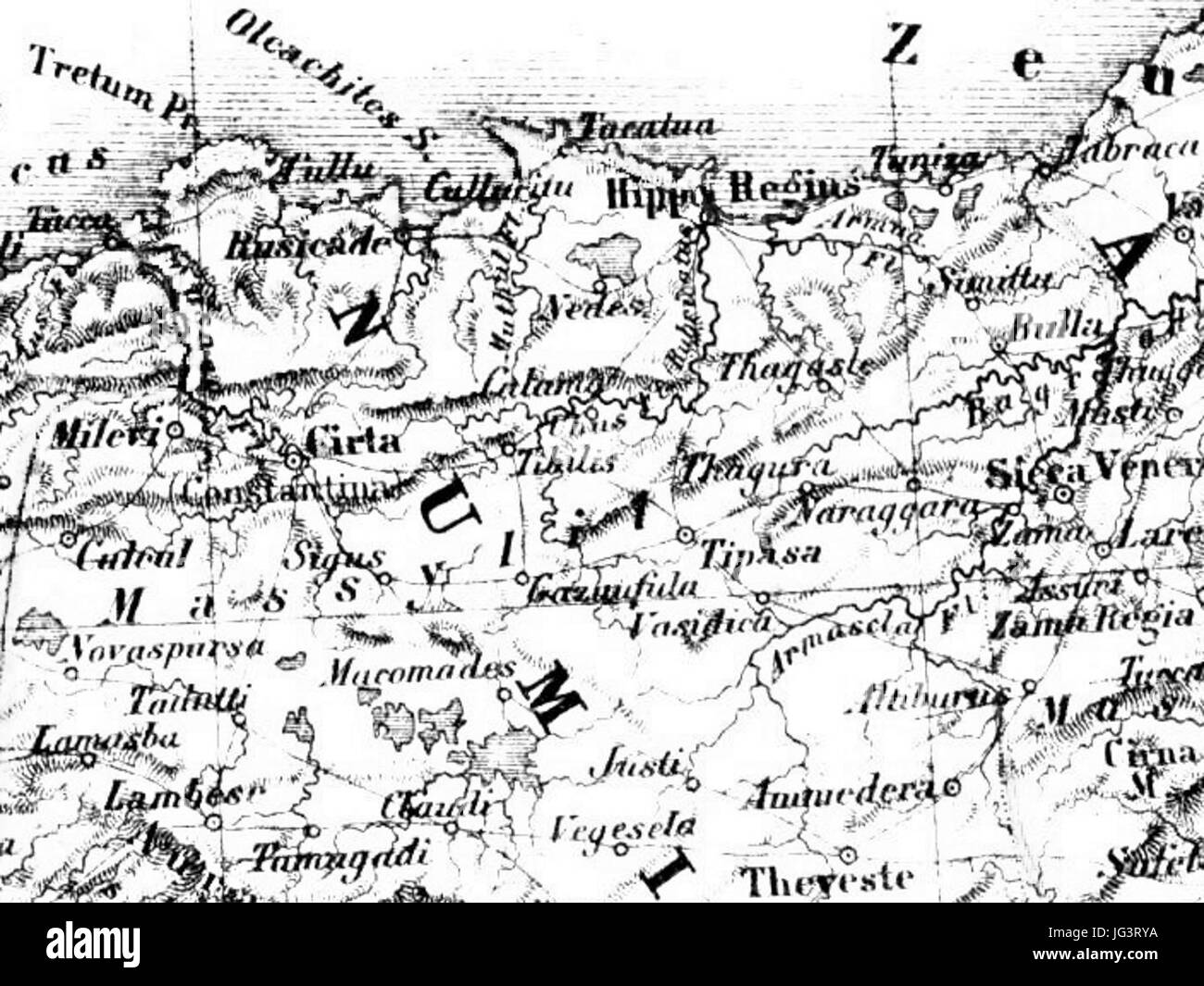 Mileve Hippo Thagaste in Numidia 28Grayscale29 Stock Photo - Alamy