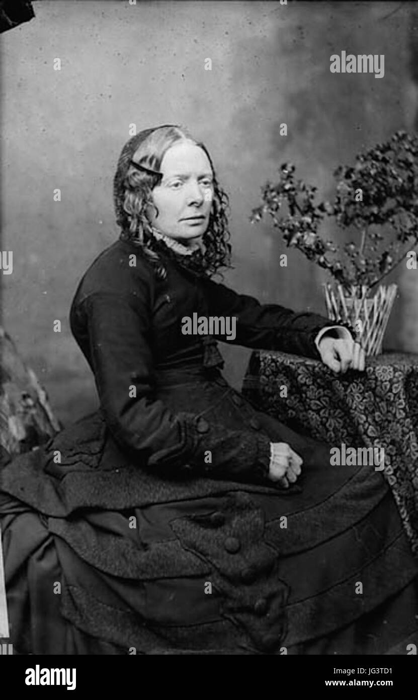 Miss Hughes Holywell NLW3364428 Stock Photo - Alamy