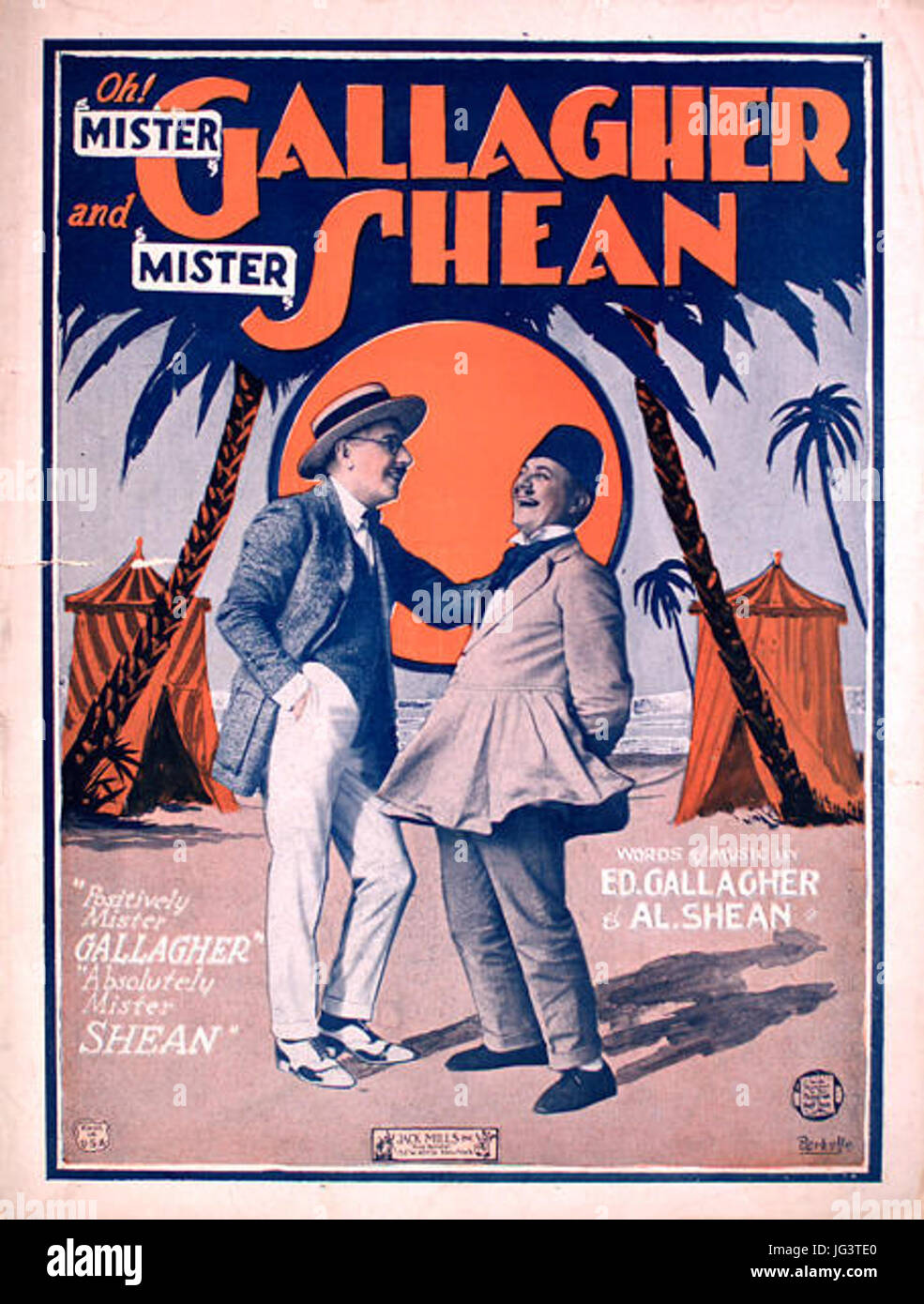 Mister Gallagher 26 Mister Shean sheet music Stock Photo - Alamy