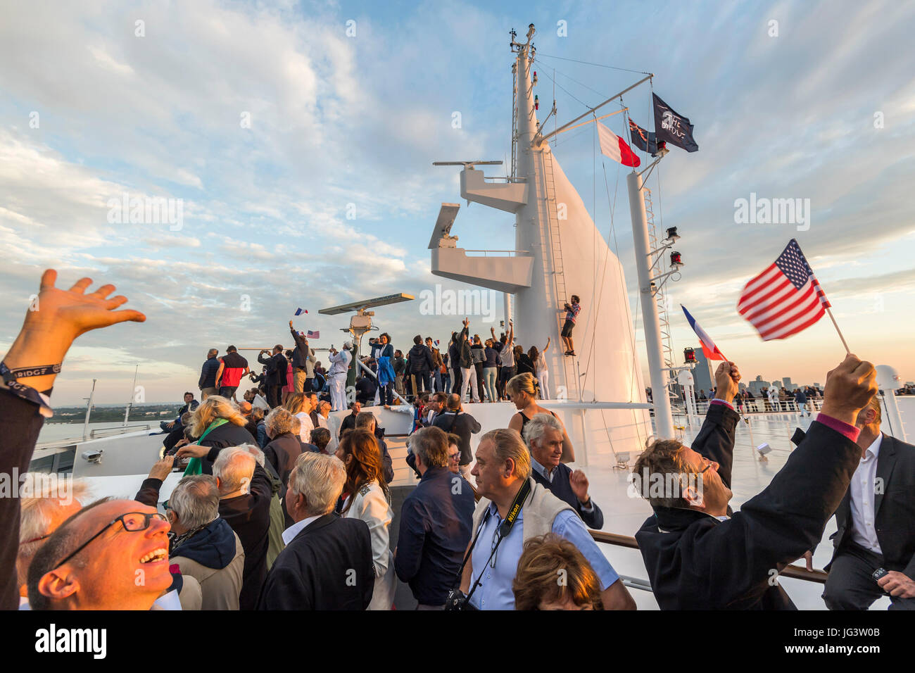 USA, New York, on 2017/07/01 : arrival of the The Bridge 2017, a ...