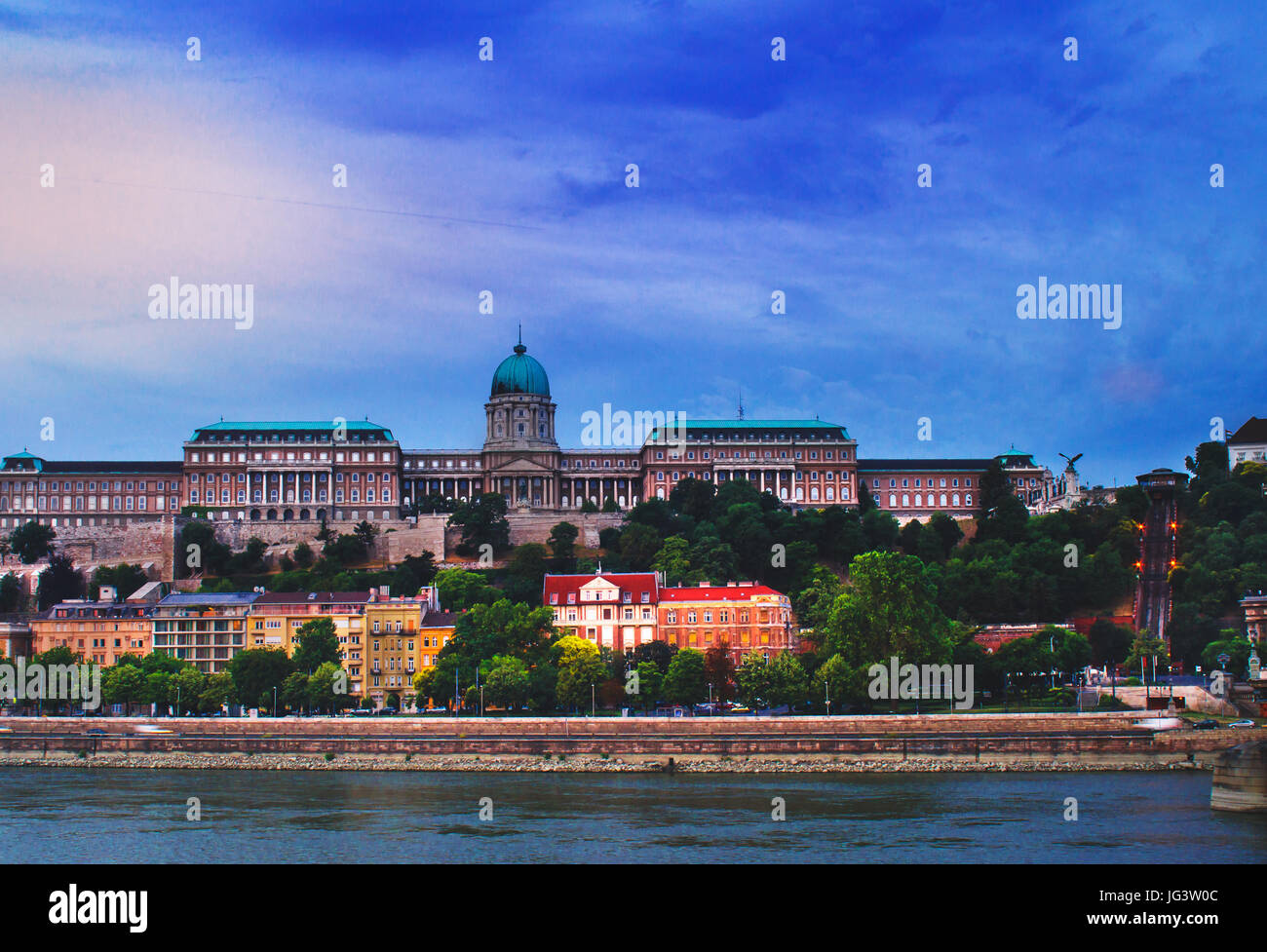 Budapest city view, streets, building exteriors, sights Stock Photo - Alamy