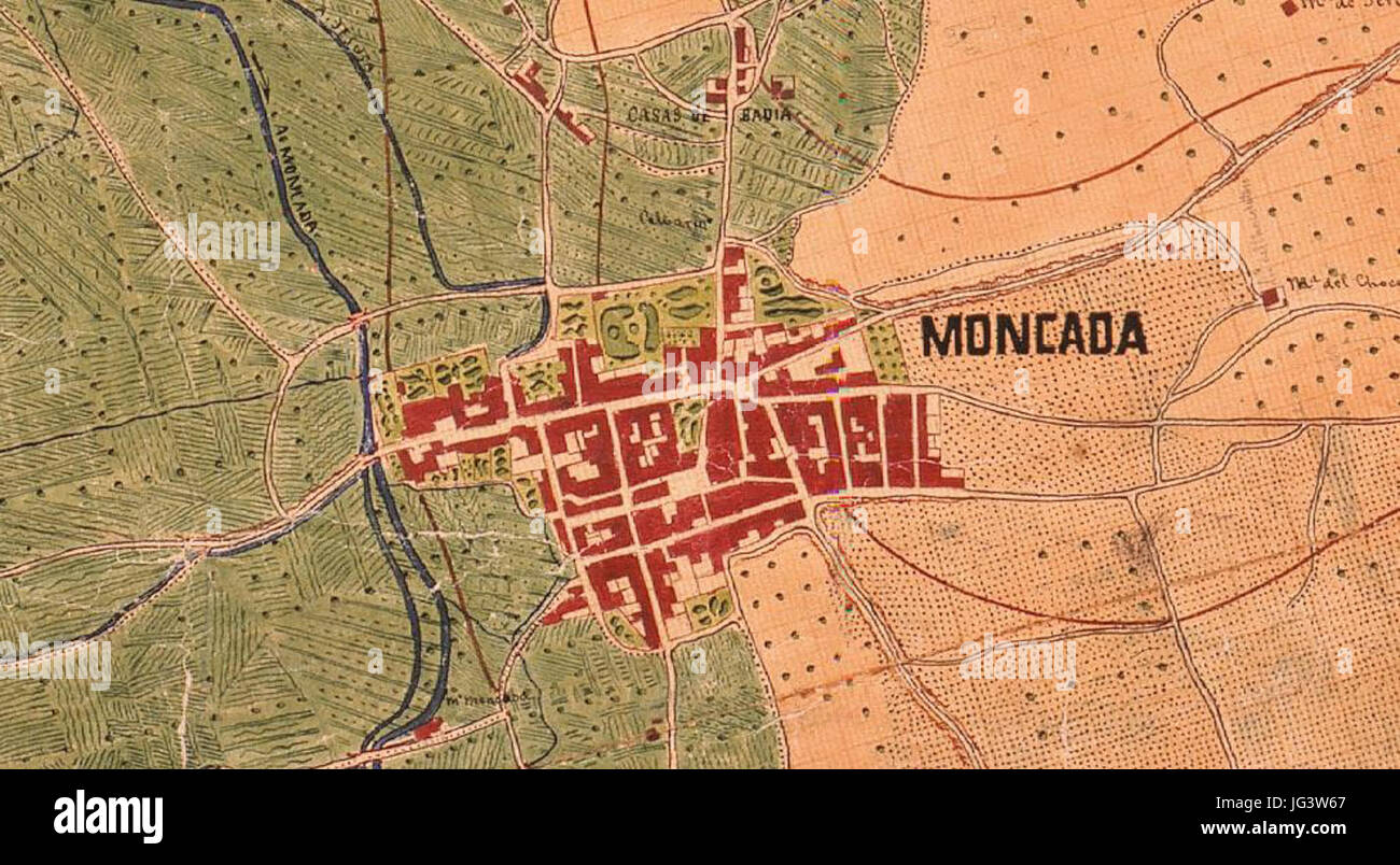 Moncada (Valencia, València); de 1883 Stock Photo - Alamy