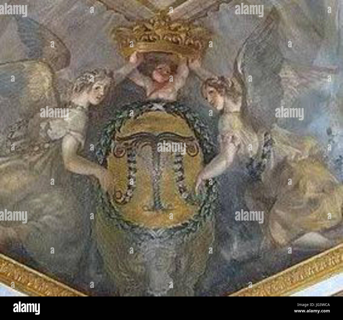 Monogram of Queen Marie Thérèse Stock Photo - Alamy