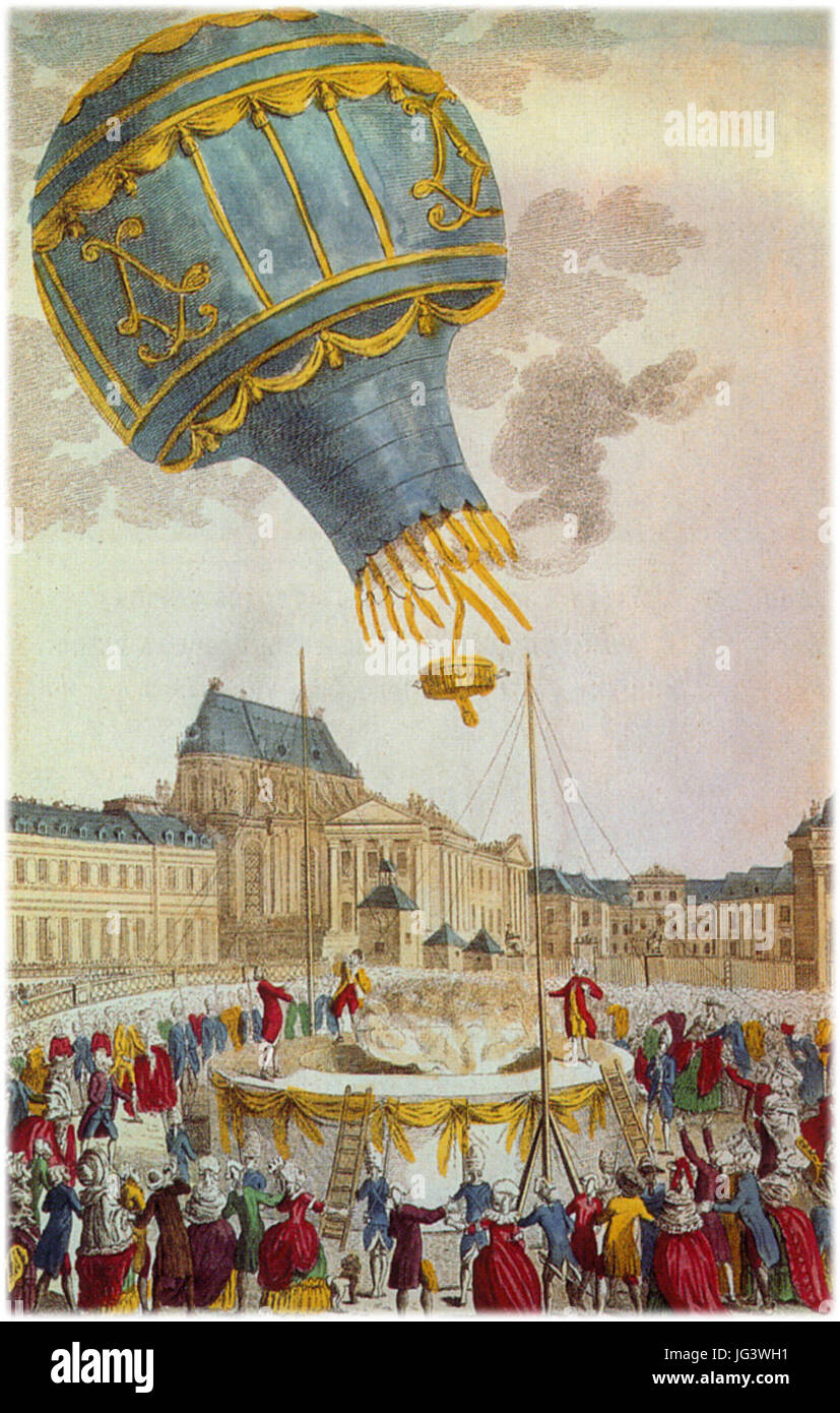 Montgolfiere illustration hi-res stock photography and images - Alamy