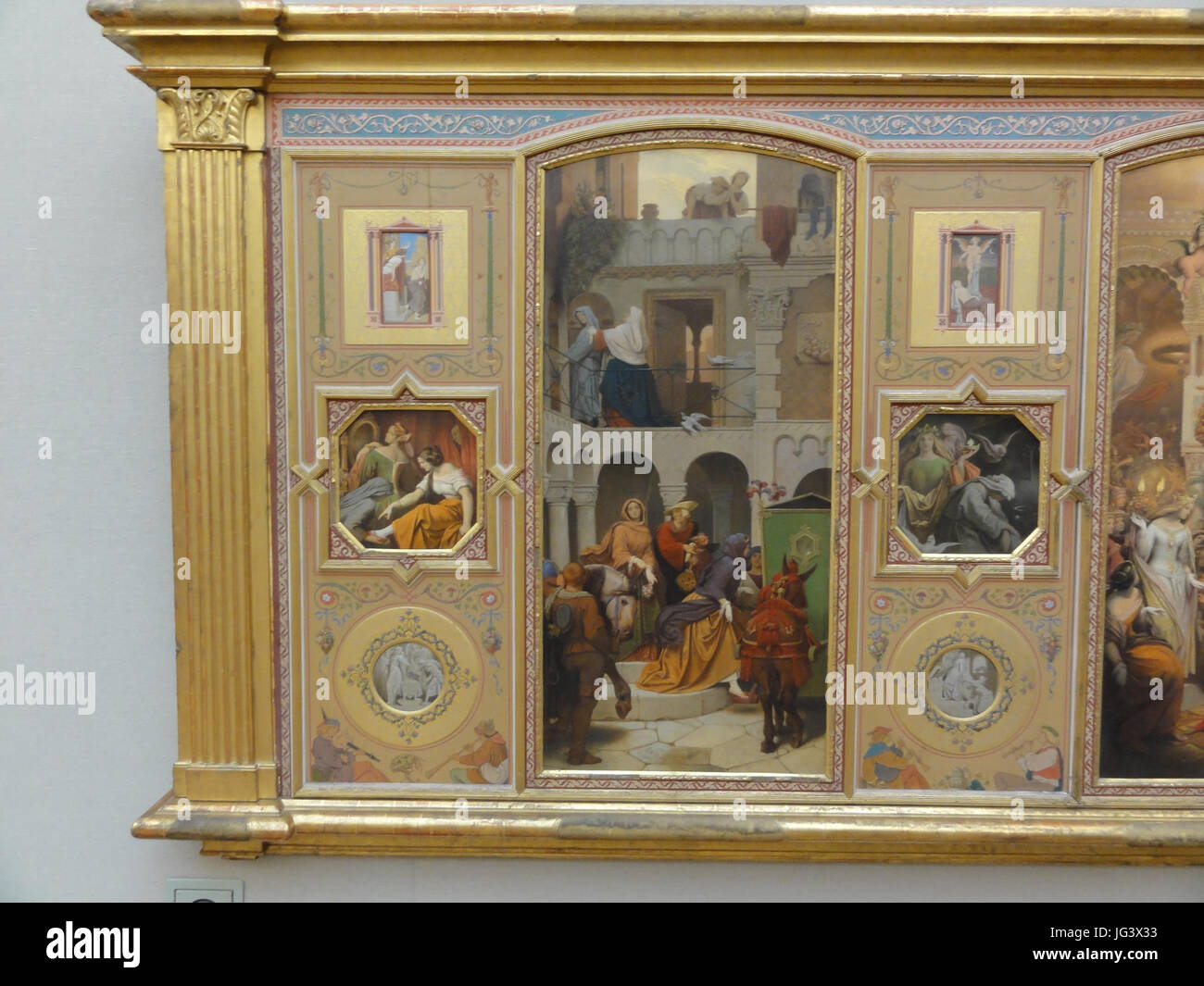 This 1854 painting by Moritz von Schwind depicts a detailed scene from ...
