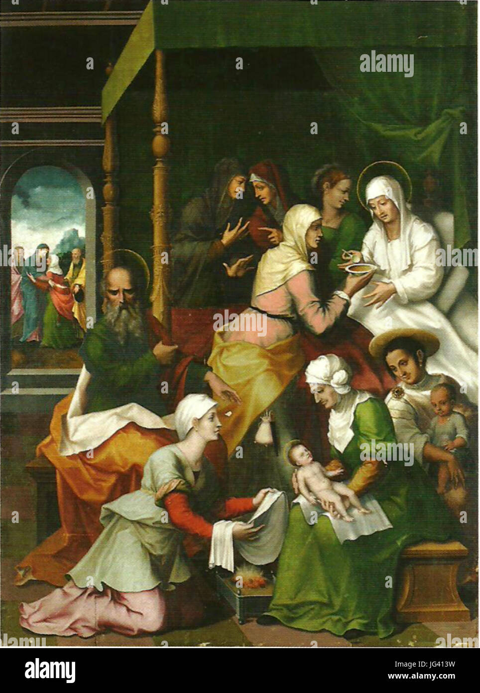 Nacimiento de Juan Bautista (Jerónimo Cósida Stock Photo - Alamy