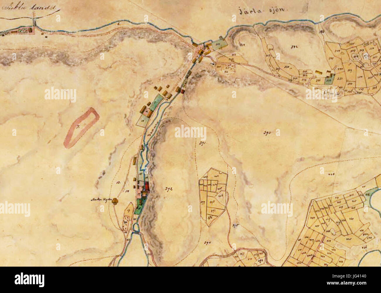 Nacka gård 1871 Stock Photo - Alamy