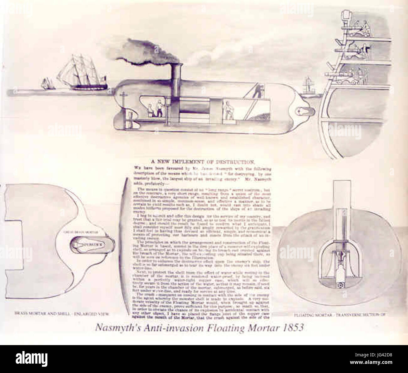 Naysmith Mortar 28185329 Stock Photo - Alamy