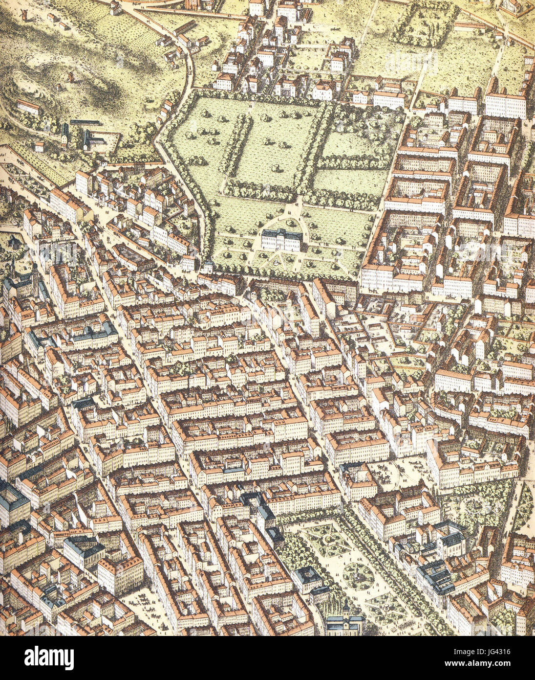 Neuhaus Östermalm 1870a Stock Photo - Alamy