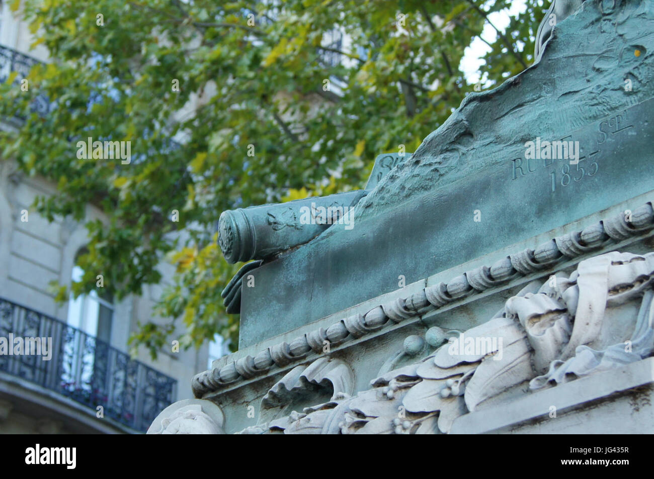 Ney statue rude detail bâton Stock Photo - Alamy