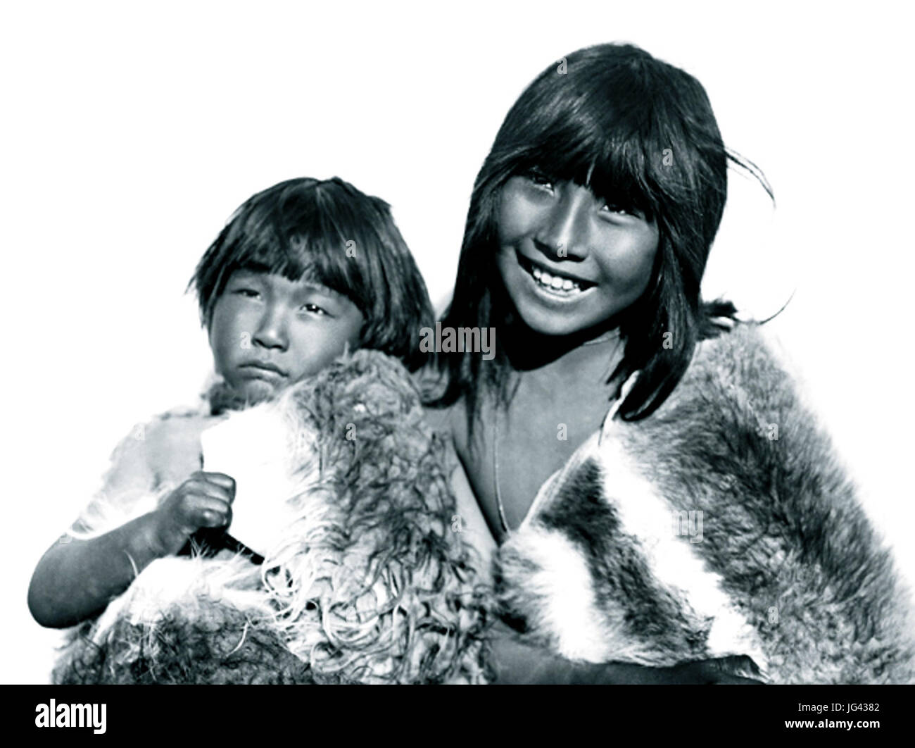 Niños Selknam Stock Photo - Alamy