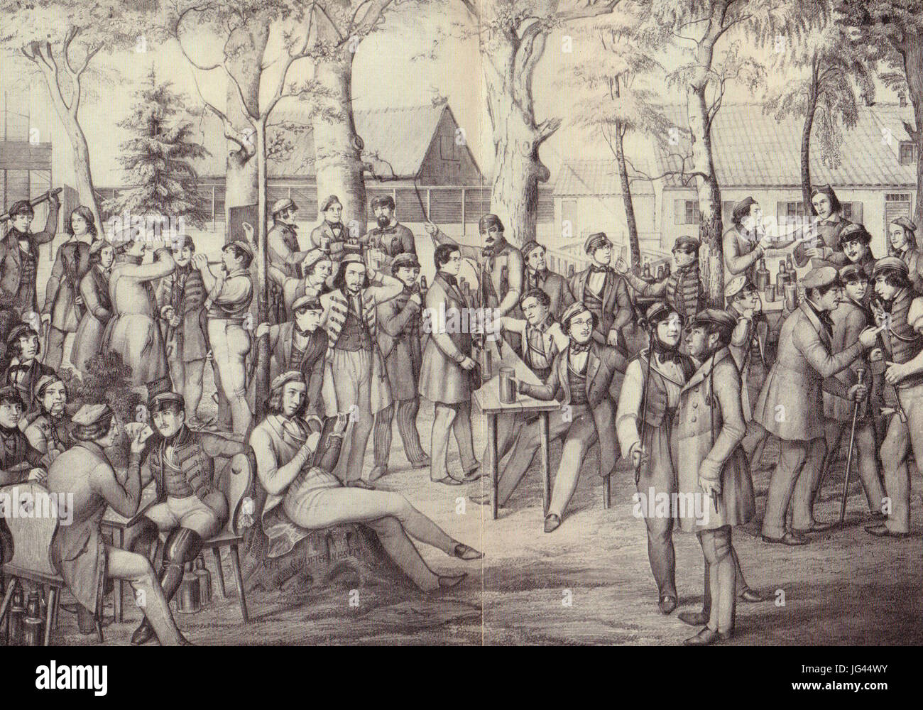 Normannia Königsberg (Graef, 1843 Stock Photo - Alamy