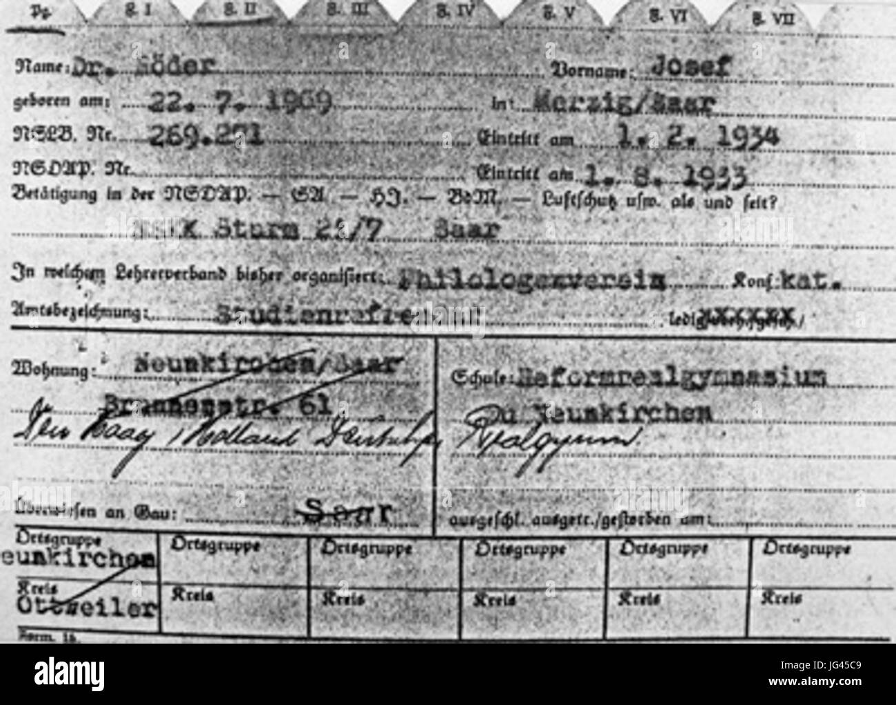 National socialism education 1930s Black and White Stock Photos ...