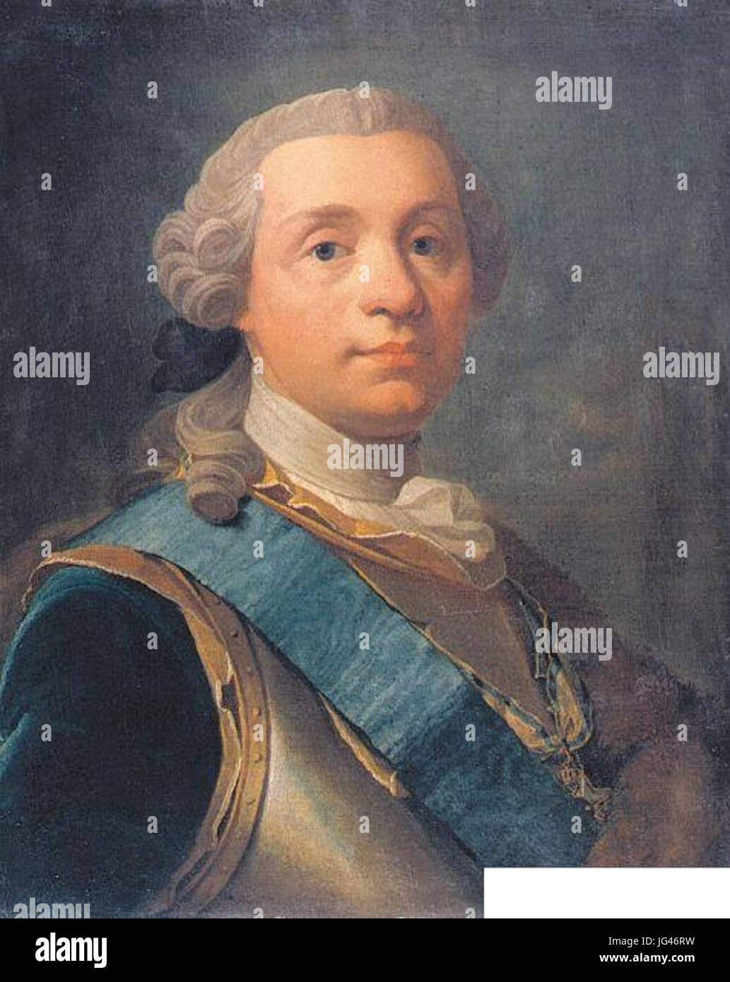 Olof Arenius-portrait of Augustin Ehrensvärd Stock Photo - Alamy