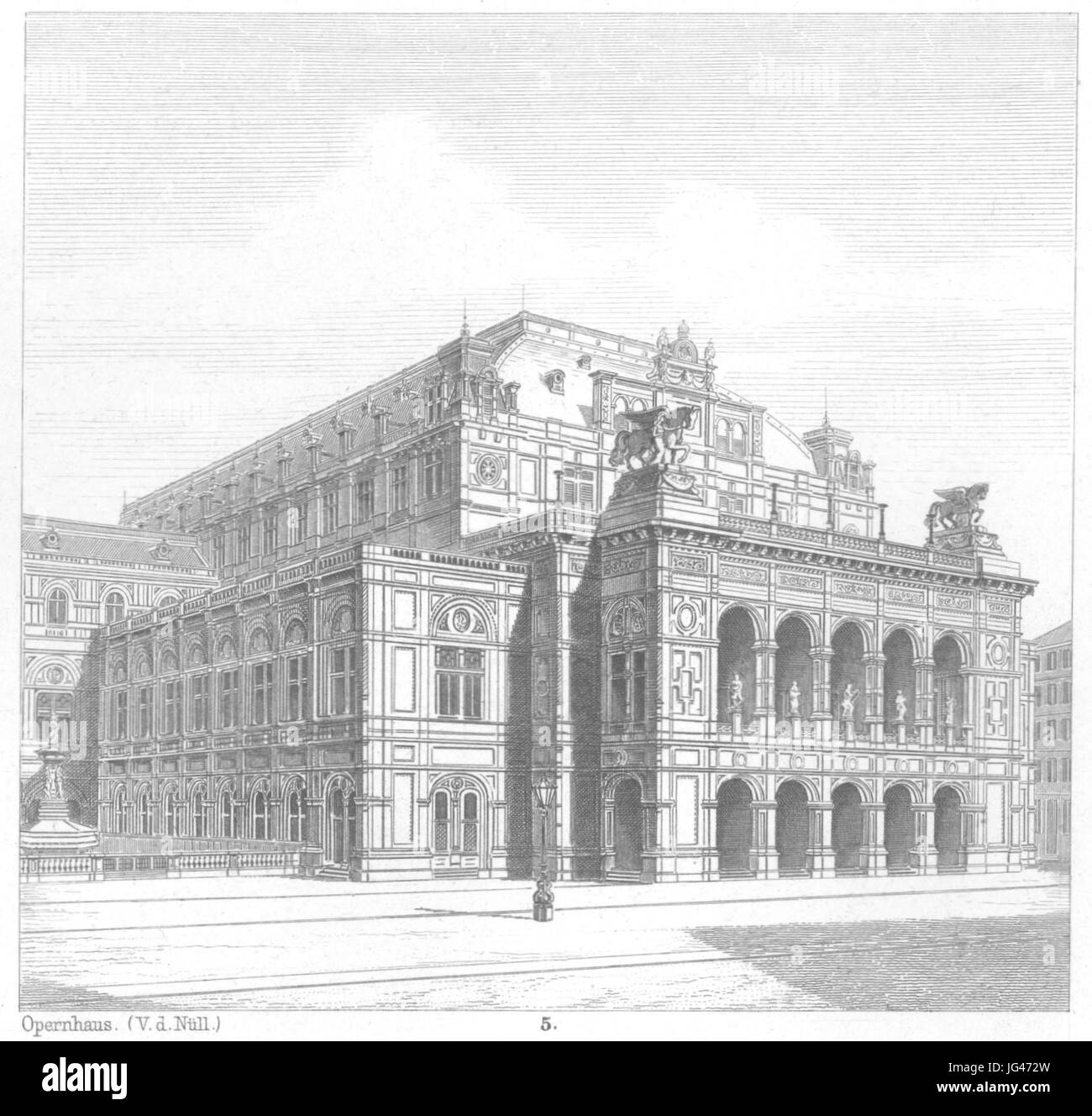 Opernhaus Wien Staatsoper-Van der Nüll-187x Stock Photo - Alamy