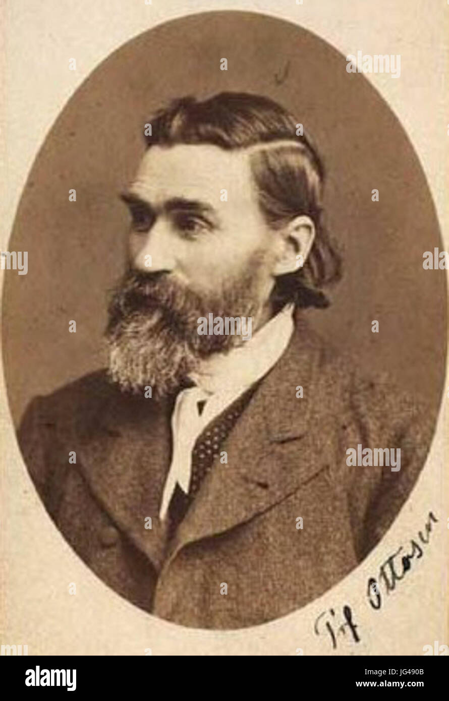 Otto Diderich Ottesen by Budtz Müller Stock Photo - Alamy