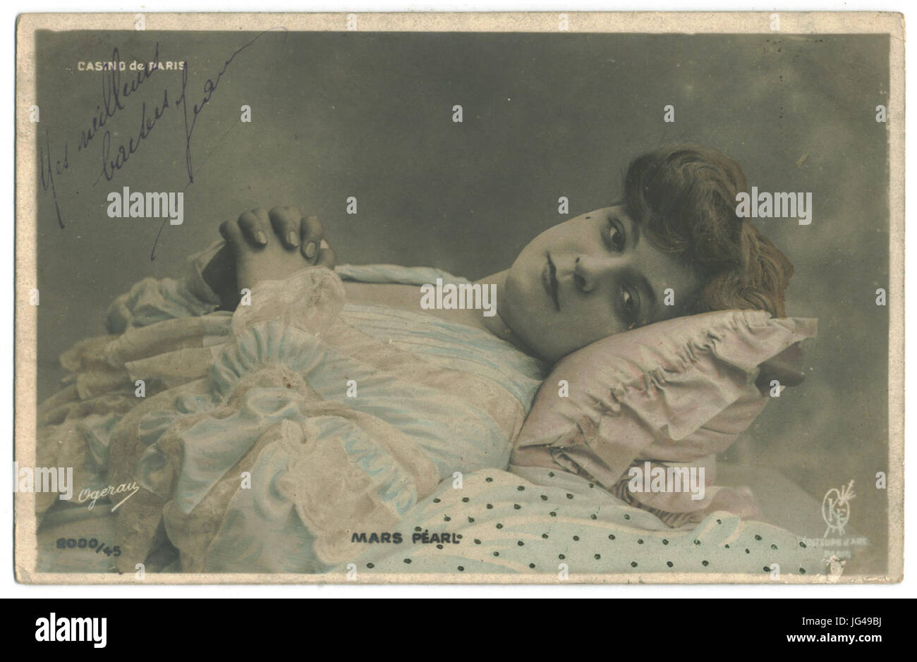 Paris entertainment heritage early 20th century hi-res stock ...