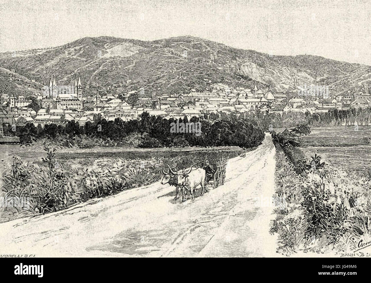 Pecs map hi-res stock photography and images - Alamy