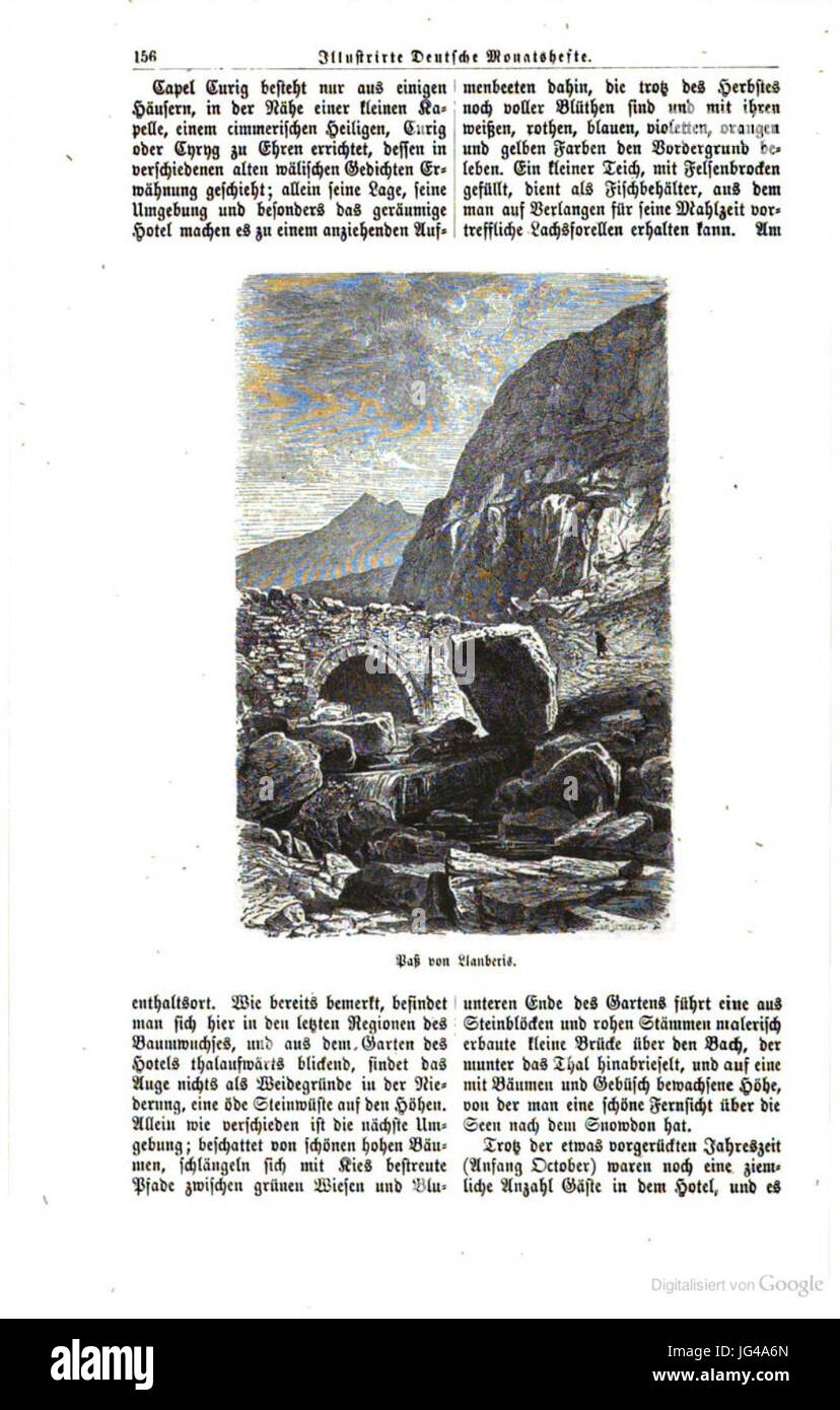 Map of llanberis hi-res stock photography and images - Alamy