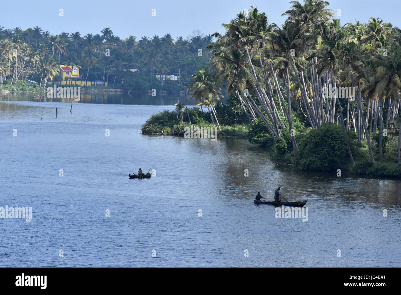 Backwater of Kerala Stock Photo - Alamy