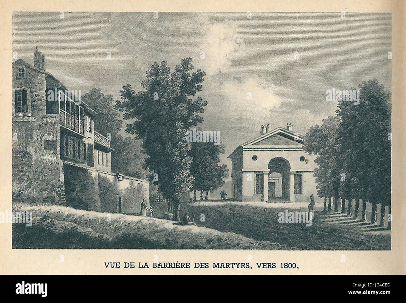 Map of paris 1800 hi-res stock photography and images - Alamy