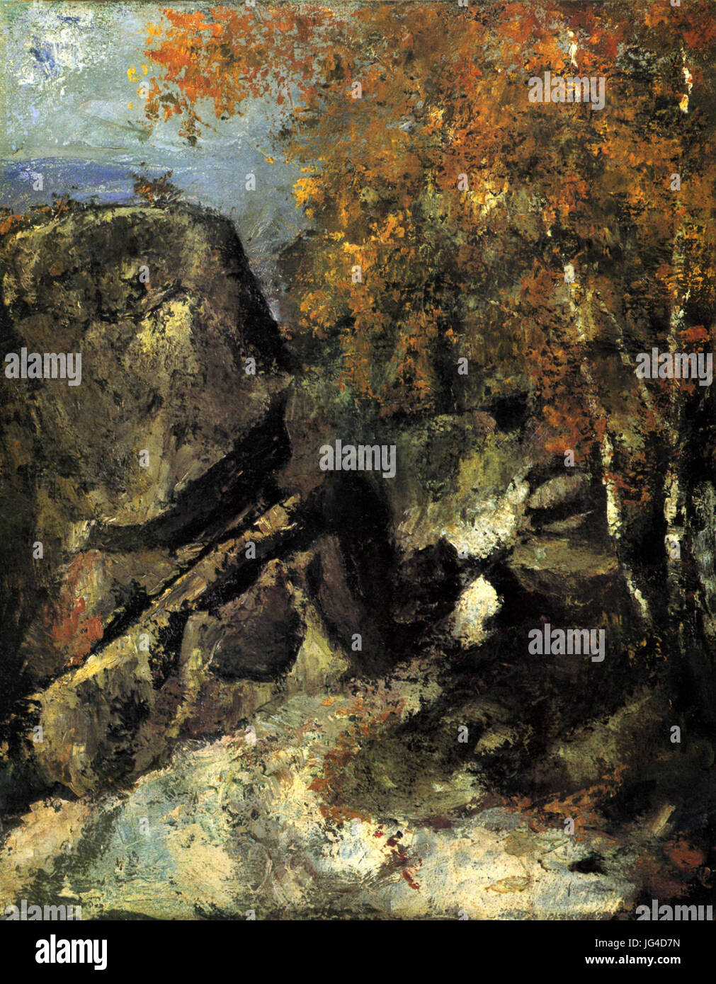 A painting by Paul Cézanne, one of the key figures in Post ...