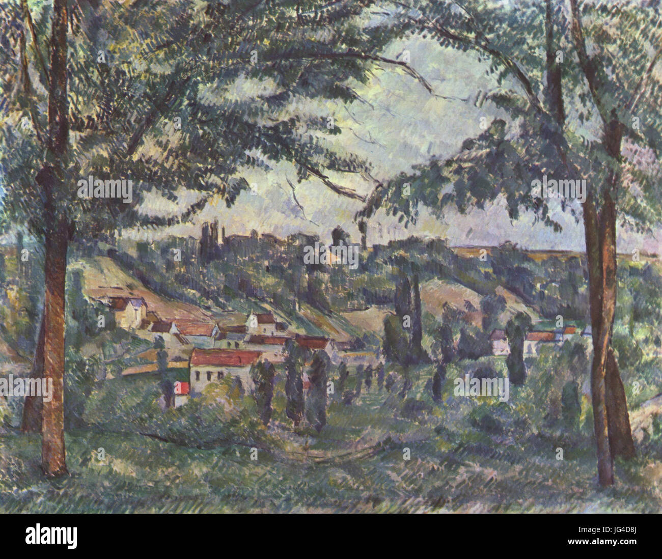 This image shows a work by Paul Cézanne, a renowned French post ...