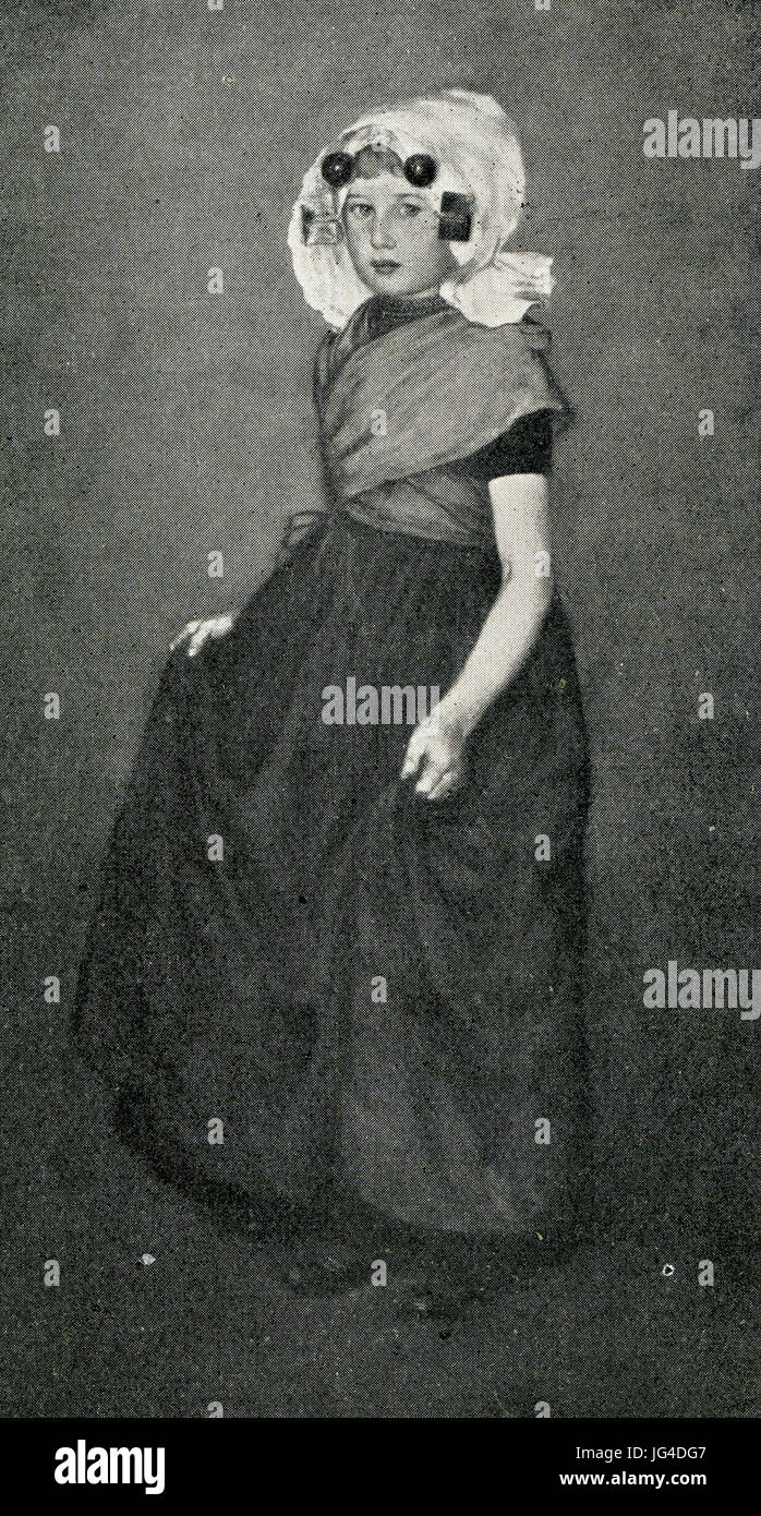Paul Hoecker-Kleine Holländerin-1893 Stock Photo - Alamy