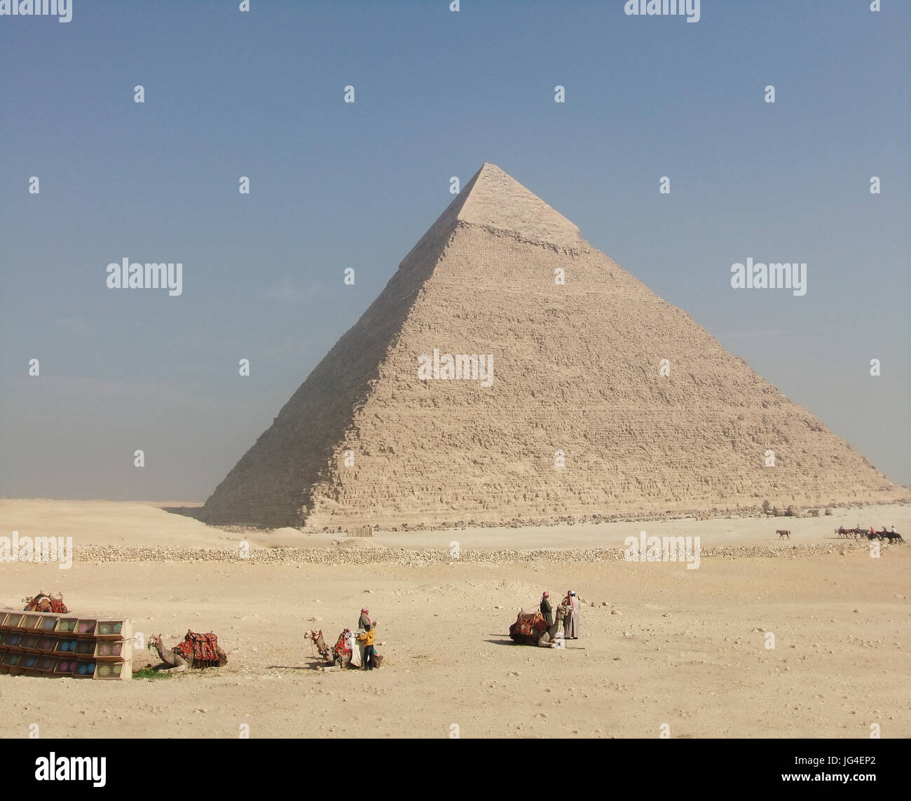 Pyramid at Giza Stock Photo - Alamy