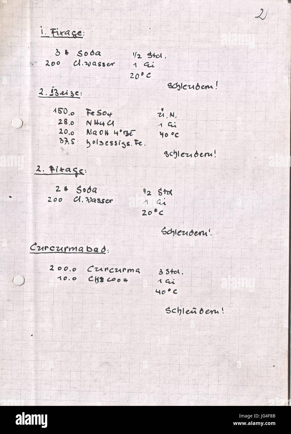 A German text on fur dyeing recipes for various types of foxes ...