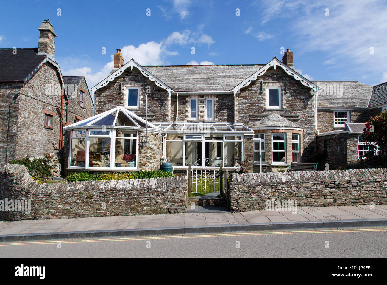 Traditional Stone Built House Stock Photo - Alamy