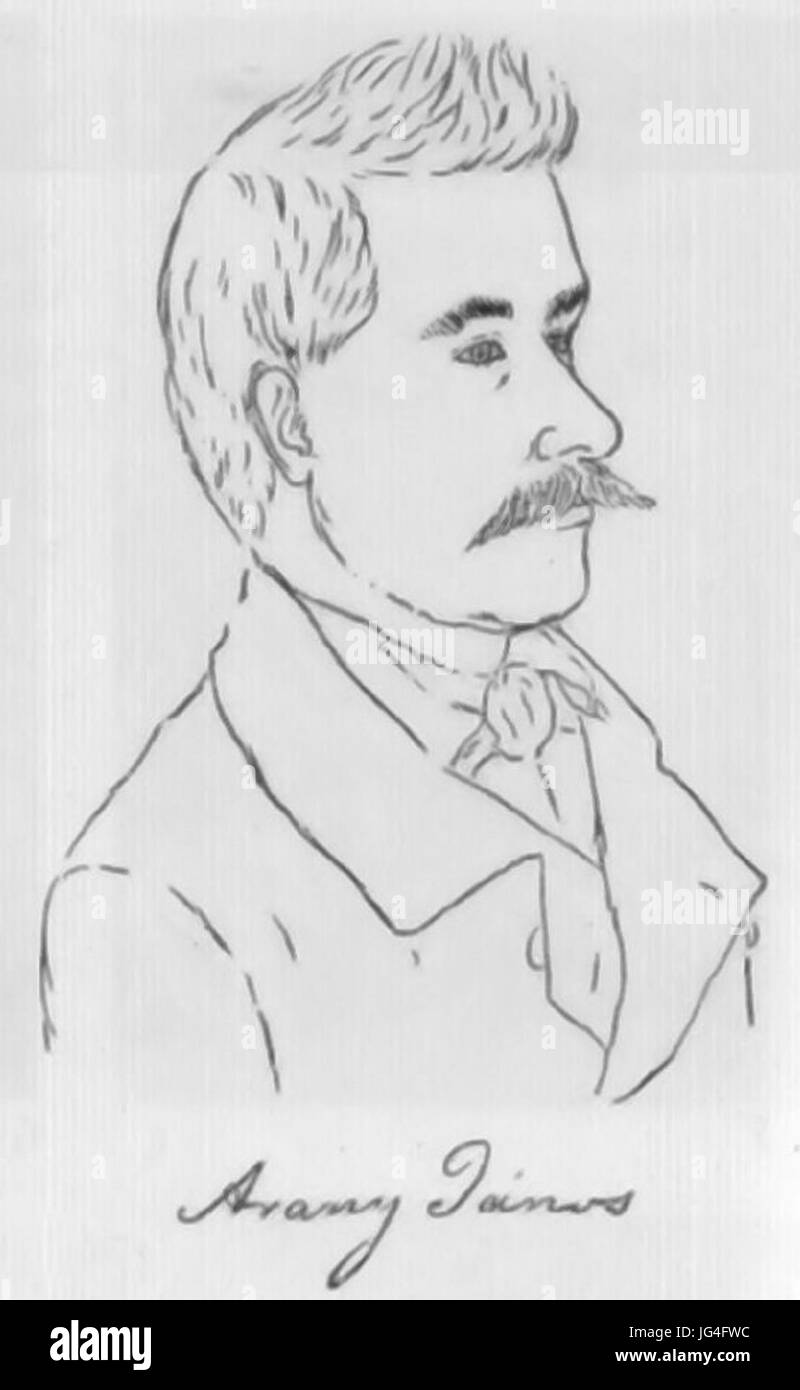 Petőfi rajza Aranyról Stock Photo - Alamy