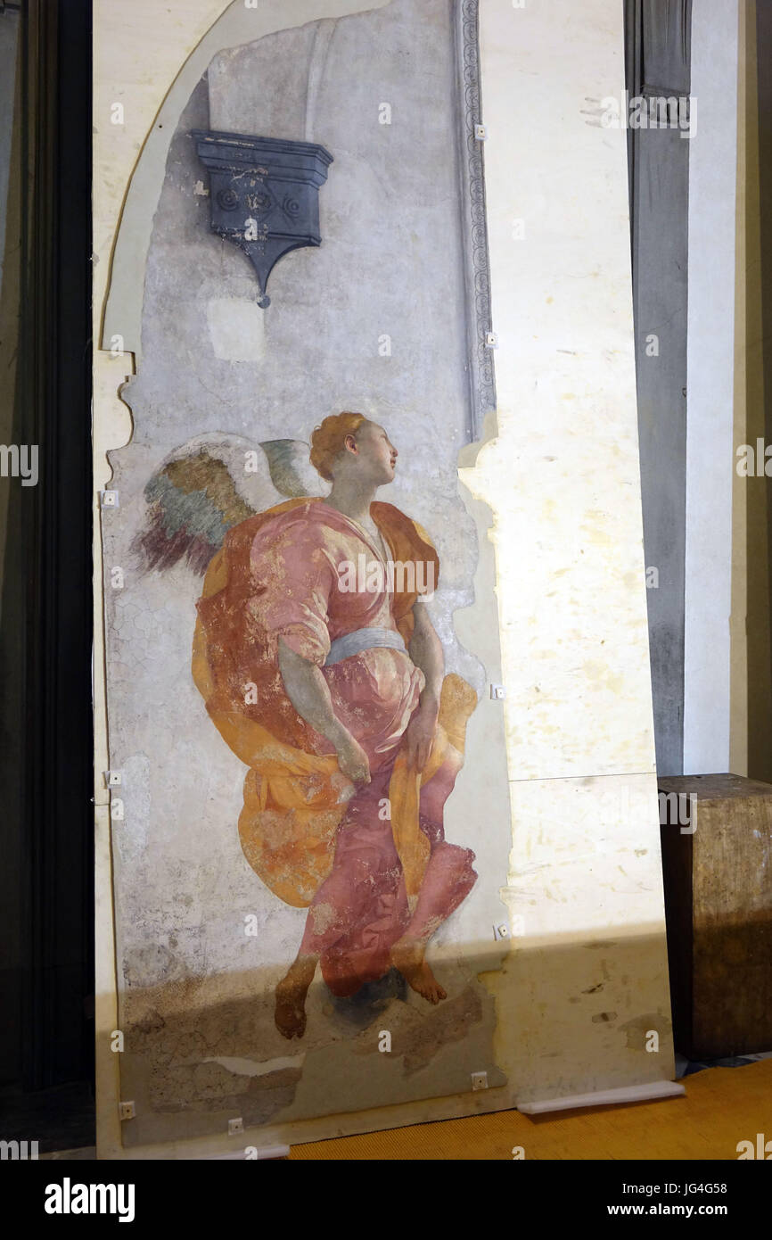 Florence, Restoration of the Capponi Chapel in Santa Felicita with ...