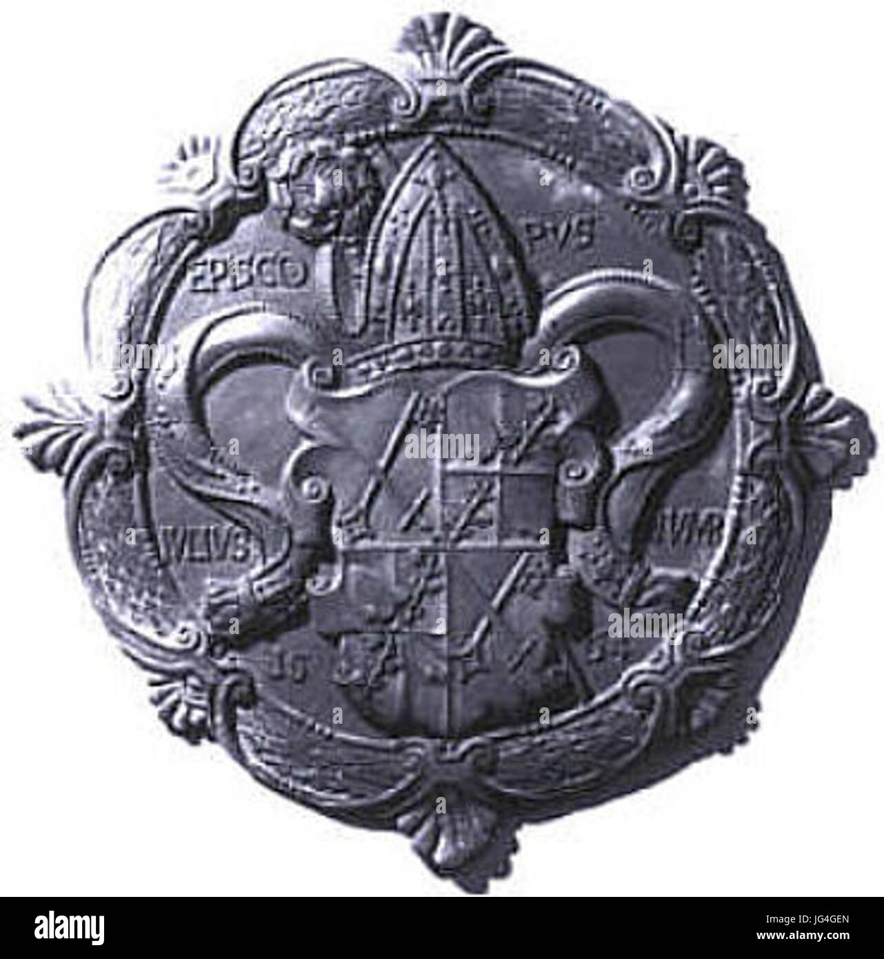 Pflug schen Wappen Stock Photo - Alamy