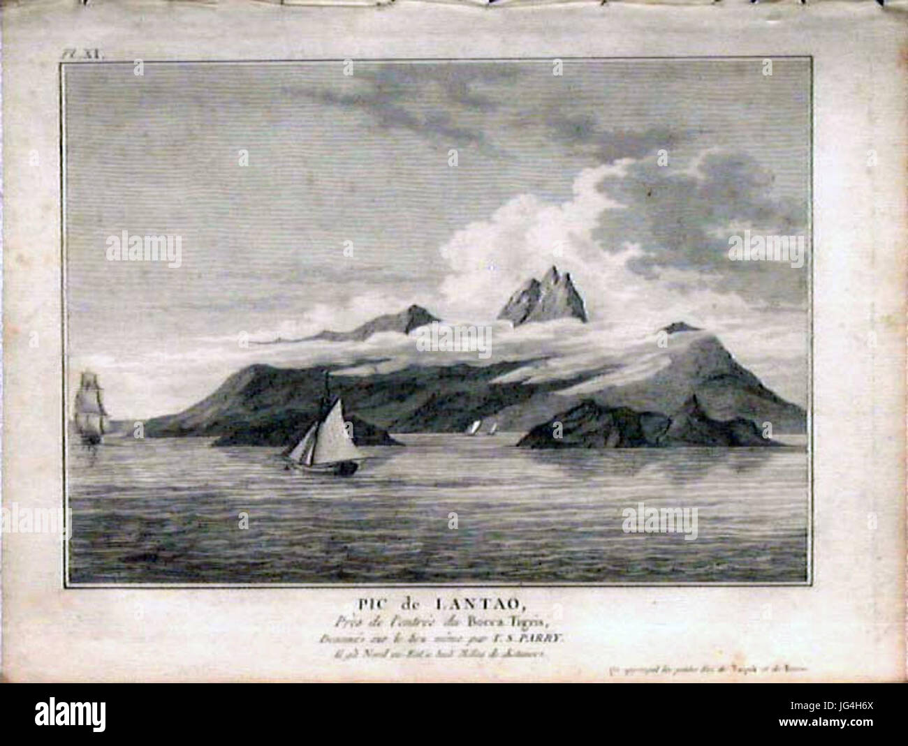 Pic de Lantao Près de l entrée du Bocca Tigris Stock Photo - Alamy