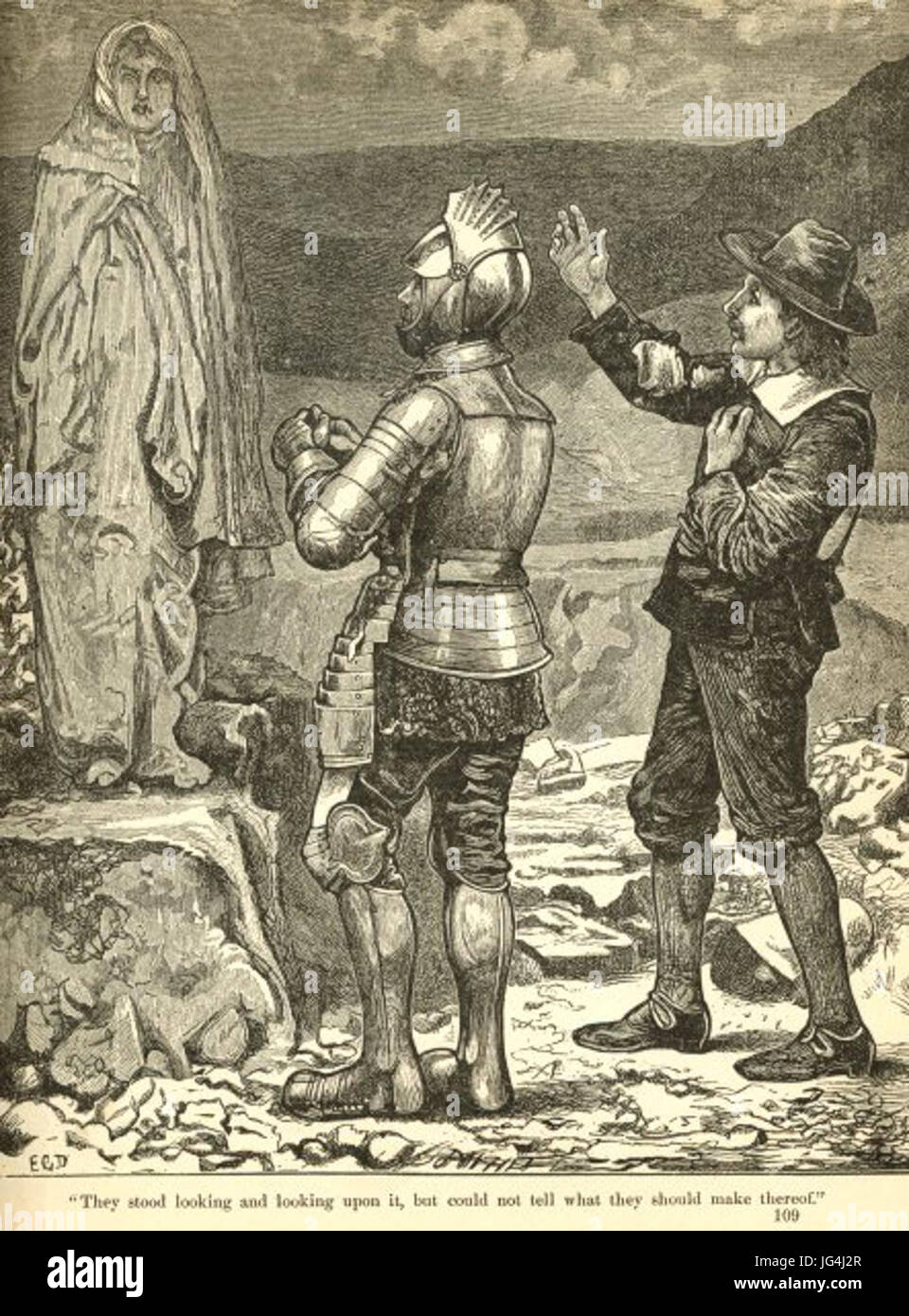 Pilgrim s progress ed. Henry Altemus 1890 p. 47 Stock Photo - Alamy