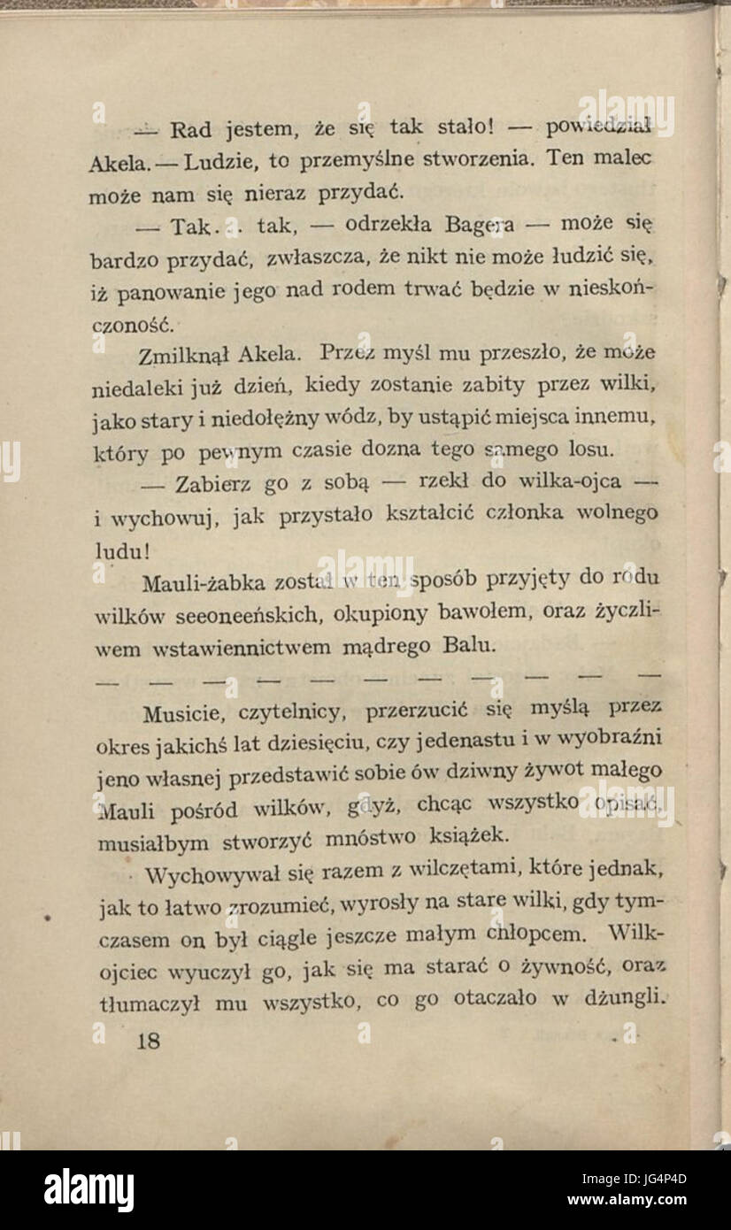 PL Rudyard Kipling-Księga dżungli 032 Stock Photo - Alamy