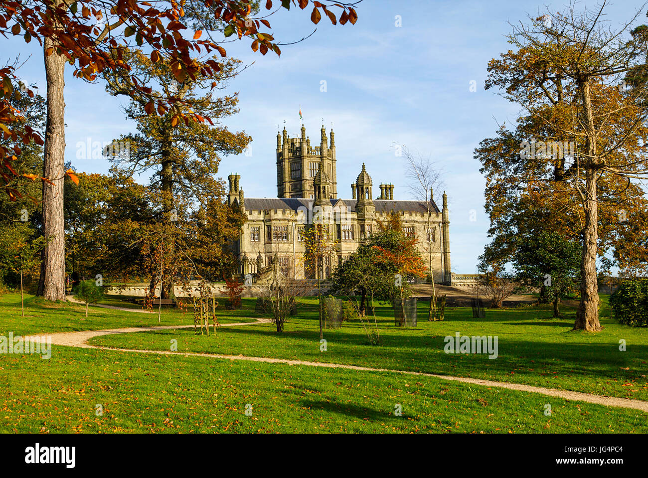 Margam House - Margam Counrty Park Stock Photo - Alamy