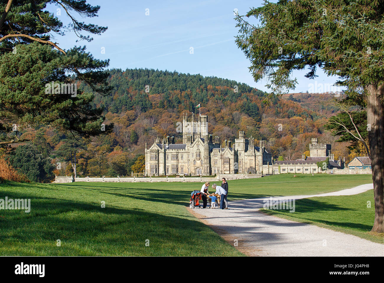 Margam House - Margam Counrty Park Stock Photo - Alamy