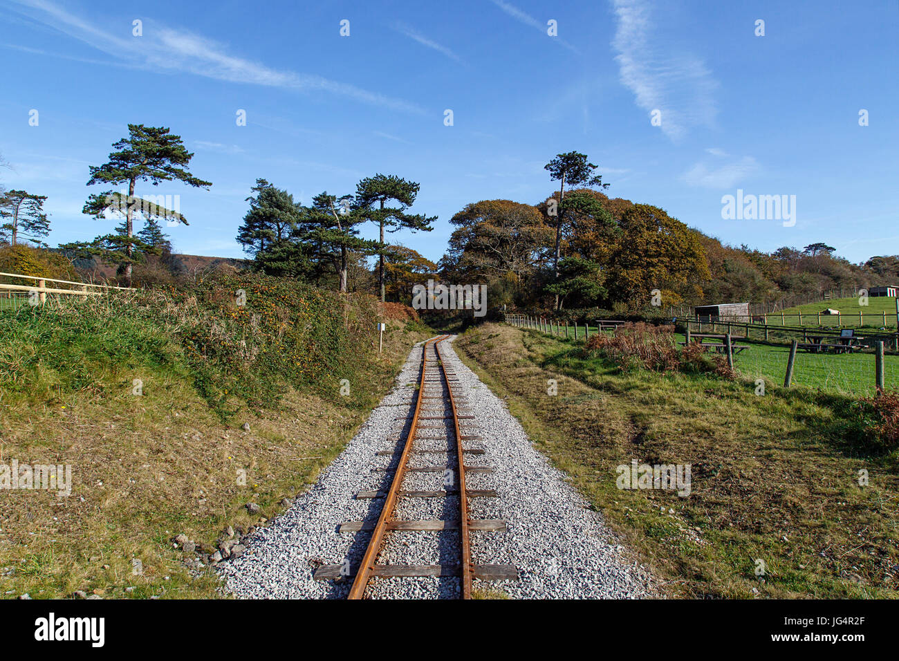 Small Guage Railroad Track Stock Photo - Alamy