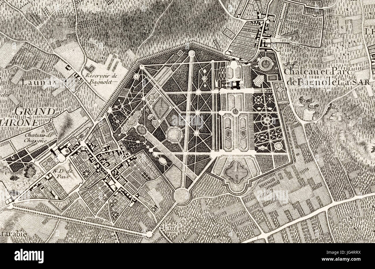 Bagnolet map hi-res stock photography and images - Alamy