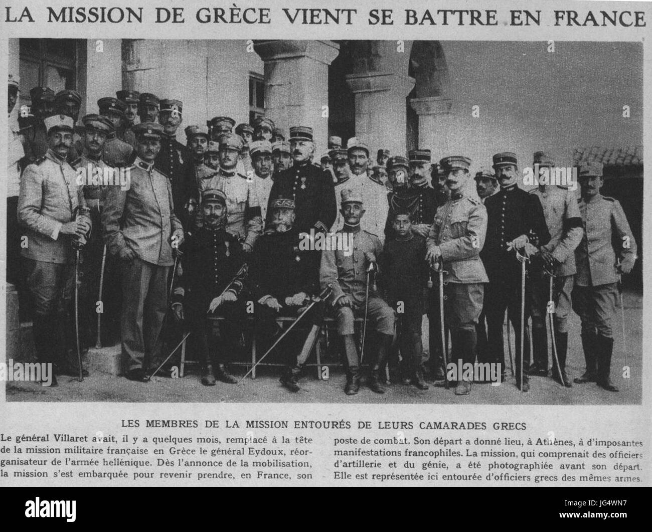 French military mission Black and White Stock Photos & Images - Alamy