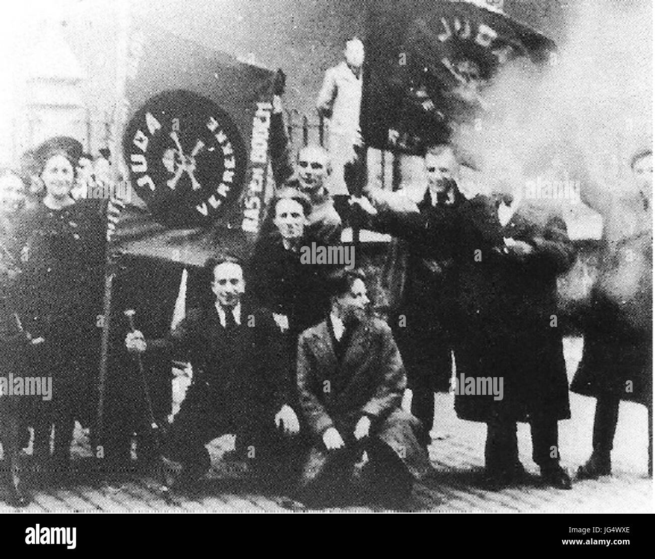 Pogrom drawing Black and White Stock Photos & Images - Alamy