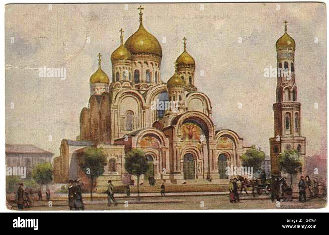 POL Warsaw Sobór Plac Saski Stock Photo - Alamy