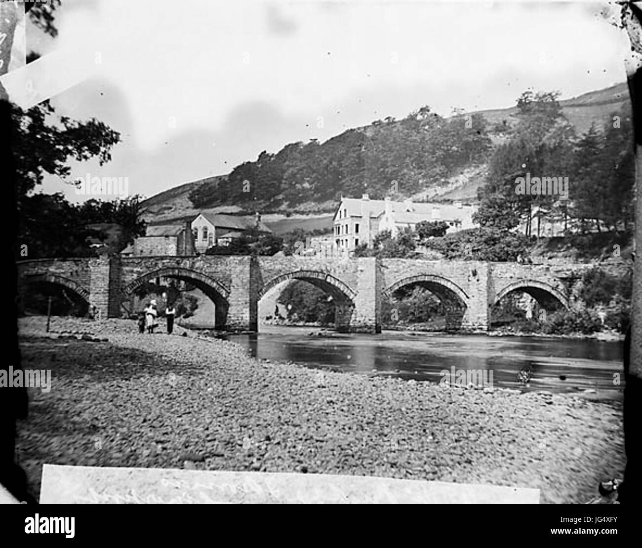 Pont Carrog Llansanffraid Glyndyfrdwy NLW3361365 Stock Photo - Alamy